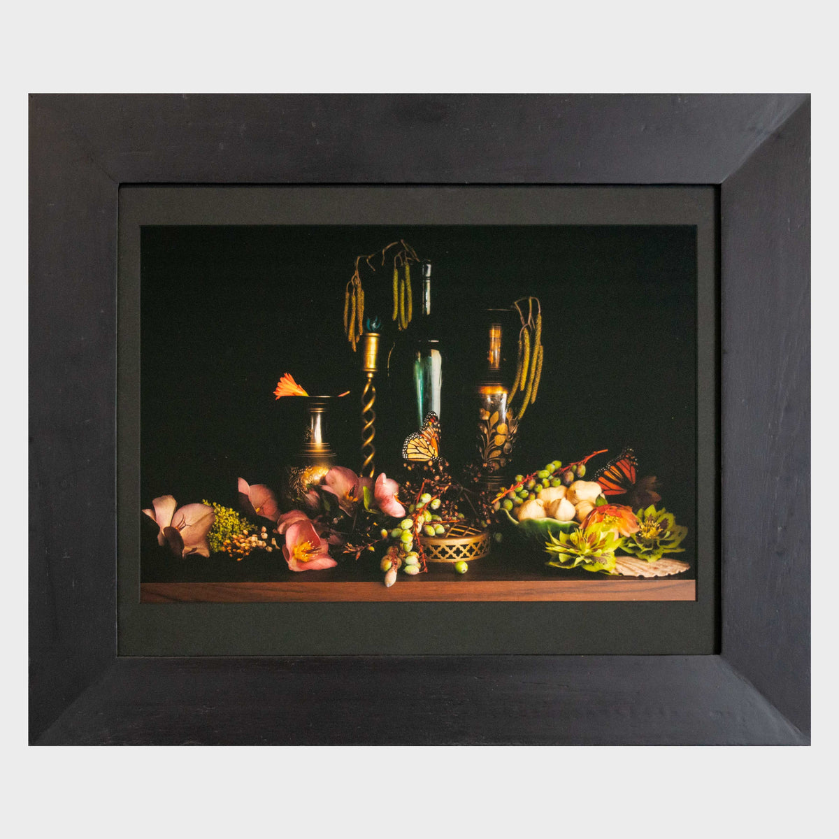 Still Life with Garlic and Butterflies – NZ Artbroker