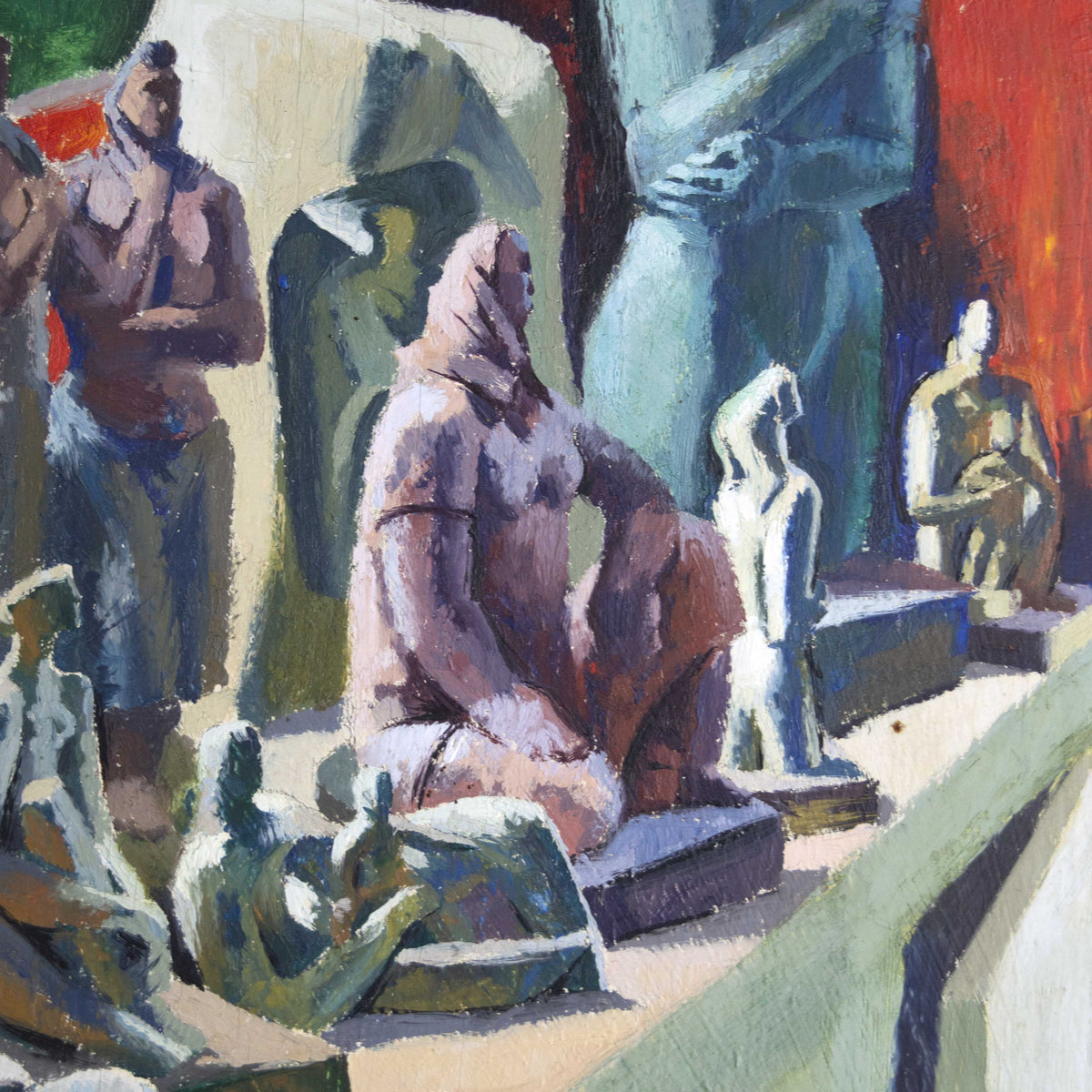 Painting of Maquettes – NZ artbroker